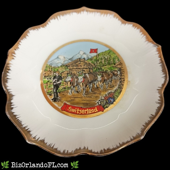 Unique Vintage | Dining | Vintage Decorative Switzerland Souvenir Plate ...